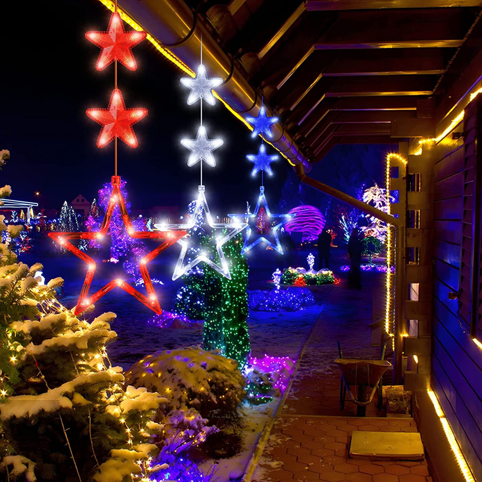 Lighted window decorations store